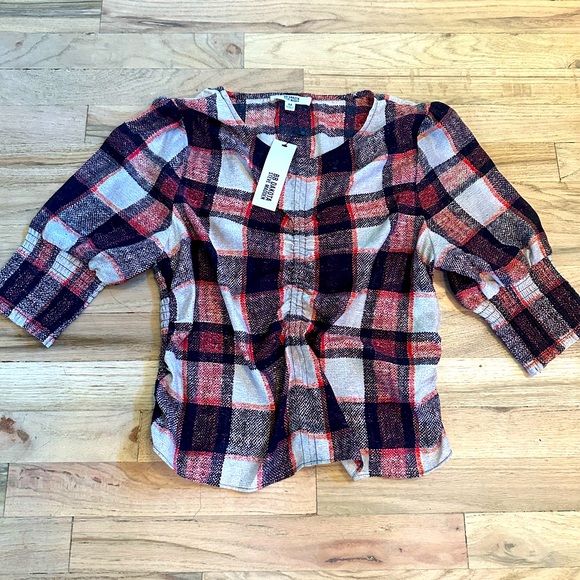 Steve Madden | Tops | Nwt Steve Madden Plaid Top | Poshmark